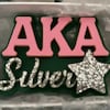 Alpha Kappa Alpha Silver Star Lapel Pin AKA Pin Sorority Pin - Etsy