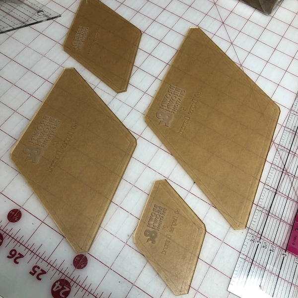 Fish Scales Quilting Ruler, 4 Sizes on 1 Ruler, Longarm or Sit Down ...