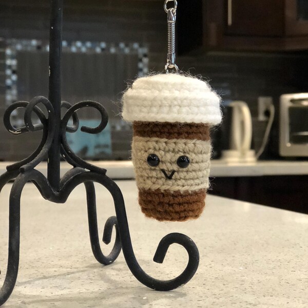 Coffee Cup Keychain Crochet Pattern - Etsy