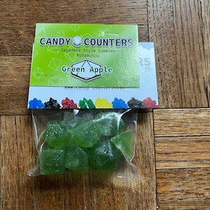 Pineapple Candy Dice, Kohakutou Gummies, Dungeons and Dragons, Roll for ...