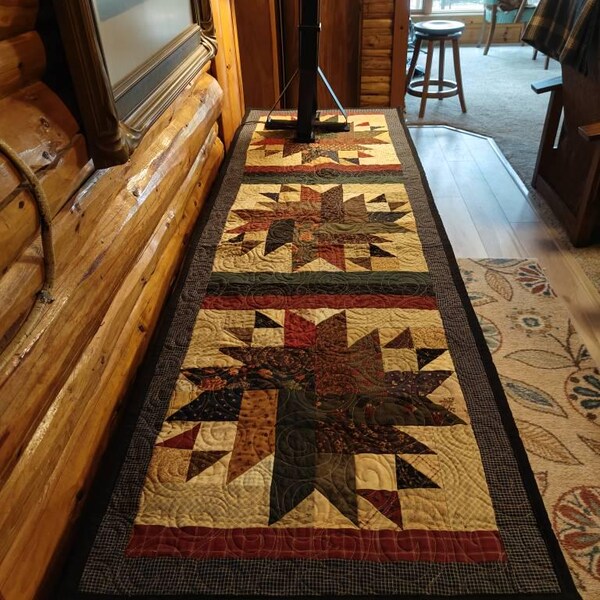 Northwoods Lap Quilt, Log Cabin Quilt, Free Shipping 1002-01 - Etsy