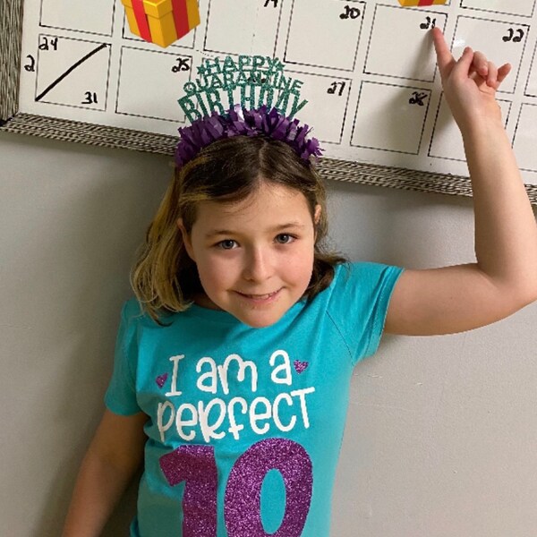 I Am a Perfect 10 Shirt Girls' Birthday Shirts TEN 10th Birthday ...