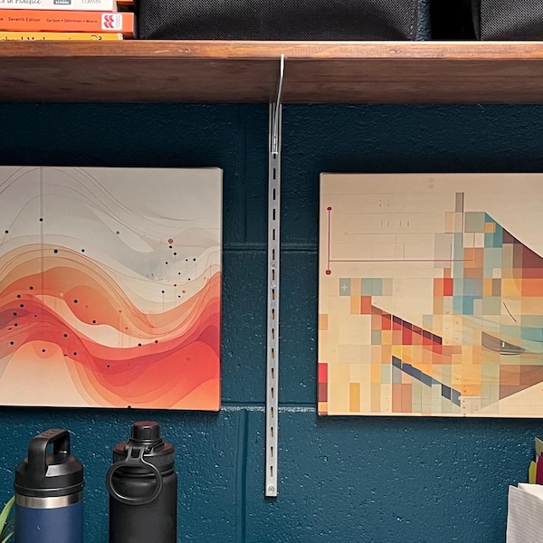 Canvas Wall Art | Calculus in Color | Abstract Math Art Home Decor ...