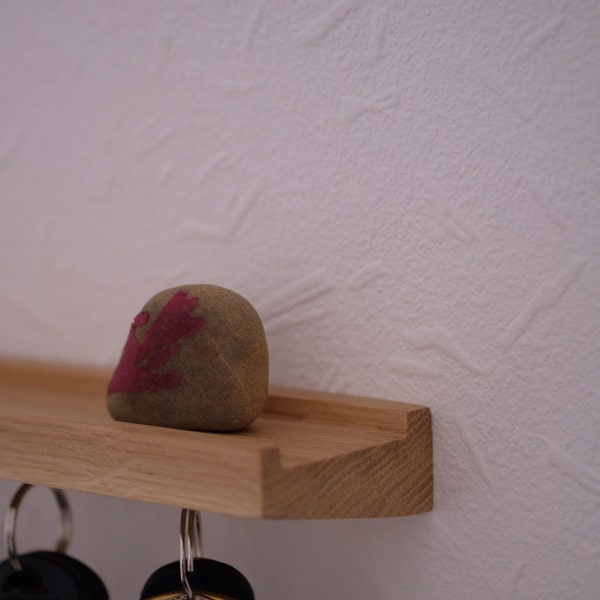 Entryway Shelf Mail Holder and Key Rack Made From Ash - Etsy