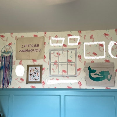 Mermaid Childrens Print, Kids Ocean Wall Art, Mermaid Bedroom Decor ...