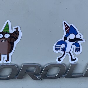 Pizza King Rigby Sticker - Etsy UK