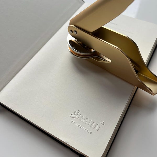 Custom Book Embosser, Wedding Embosser, Custom Embosser, Initials ...