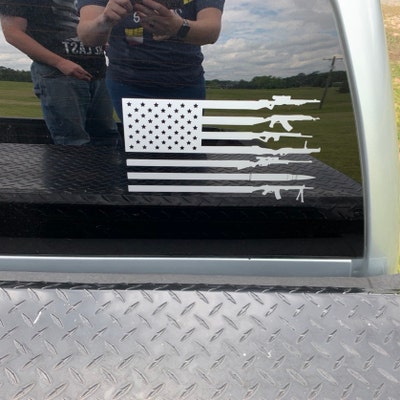 American Flag Made With Guns SVG, Gun Flag Svg, Flag Gun Svg, Patriot ...