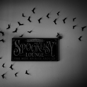 Halloween Sign Spookeasy Lounge – Personalized Home Wall Decor, Creepy ...