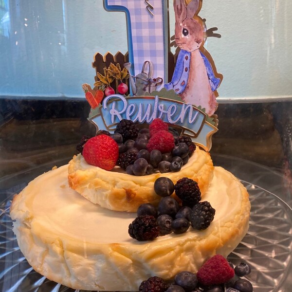 Peter Rabbit Cake Topper / Peter Rabbit Birthday Party/ Peter Rabbit ...