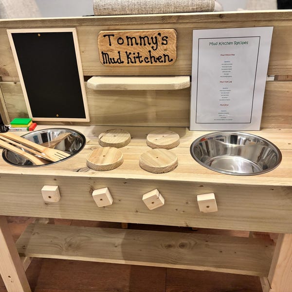 Get Ready for Summer Children’s Quality Personalised Mud Kitchen With ...