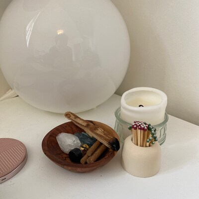 Seconds Sale Cherry Ceramic Match Striker With Matches - Etsy