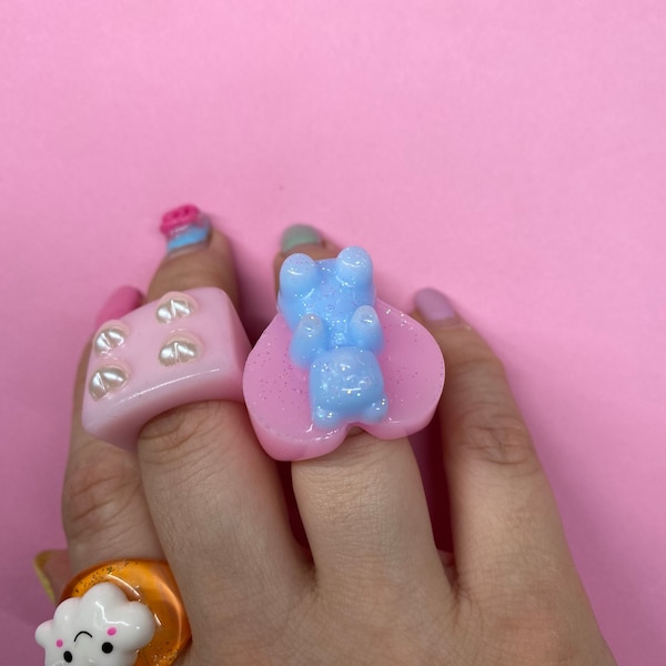 Heart Ring Silicone Mold, Resin Jewelry Ring Mold, 17 (US 6 3/4) Epoxy ...