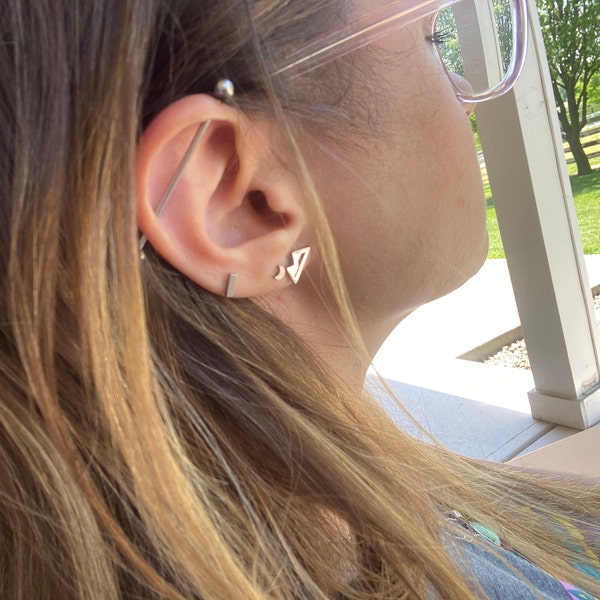 Surgical Steel Stud Earrings Set • Hypoallergenic Earrings for ...