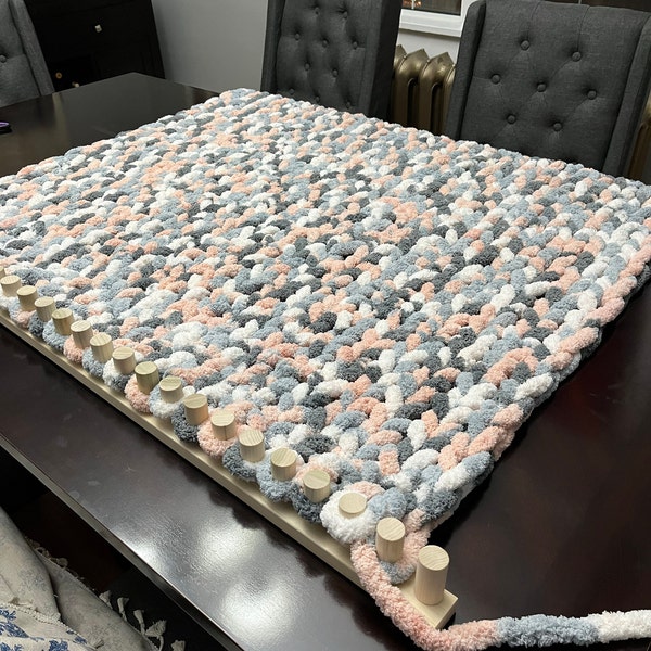 Travelling Portable Loom - Over 100 VIDEO TUTORIALS Incl. Size 36 ...