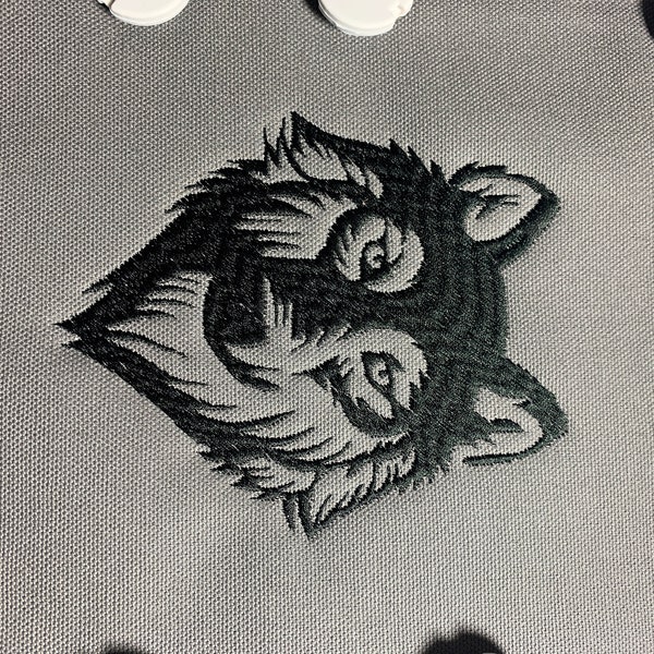 WOLF - Machine Embroidery Design - Instant Download - Etsy
