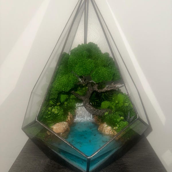 Plant Accessories, Crystal Pyramid | Preserved Moss | Bonsai by the ...