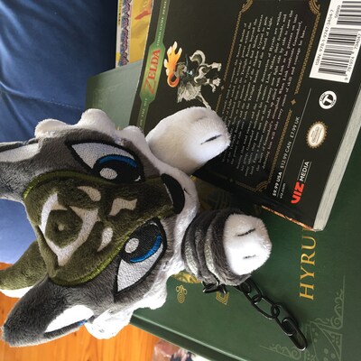 Custom Fanart Wolf Link Plushie Beanie, Legend, Inspired Plushie, Made ...