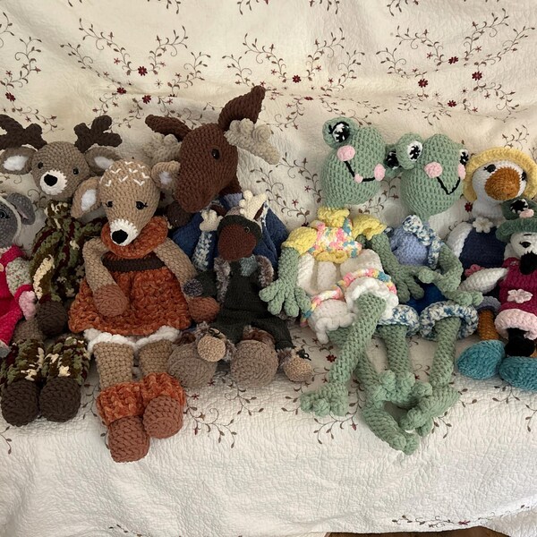 Amigurumi Crochet Pattern - Leapold the Lil Frog - Frog - Cute ...