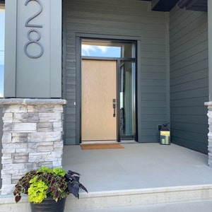 THIN MODERN White House Numbers 8 Inch 12 Inch Front Door - Etsy Canada