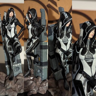 Red From Transistor Figure or Bust Unpainted Durable Resin 3D Printed ...