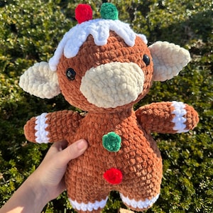 DIGITAL PATTERN: Gingerbread Cow Crochet Plushie - Etsy