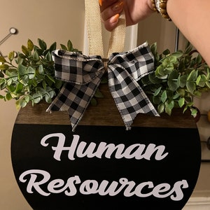 Office Door Hanger Office Wreath Workplace Wreath Workplace Decor ...