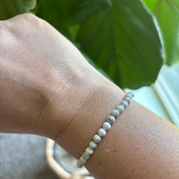 African Turquoise Anklet, 2mm Beads Natural Turquoise Anklet, Healing ...