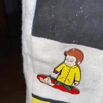 IT Themed Curious Georgie Soft Enamel Pin - Etsy