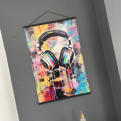 Boxing Graffiti Wall Art, Punching Bag Graffiti Print, Modern, Urban ...