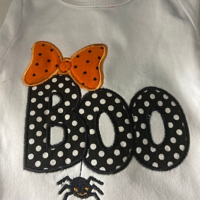 Boo Applique Machine Embroidery Design - Etsy