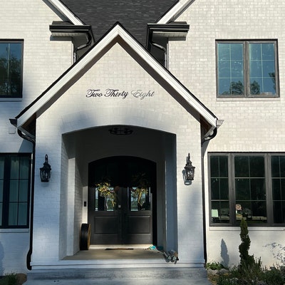 Script Address Sign ,script House Numbers, Custom House Numbers Sign ...