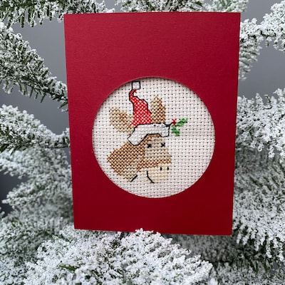 Bothy Threads Holly and Robin Christmas Card Cross Stitch Kit - Etsy