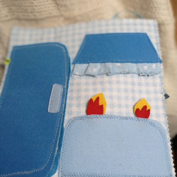 Home Quiet Book Pattern PDF &tutorial Pages, Felt Activity Book Pattern ...