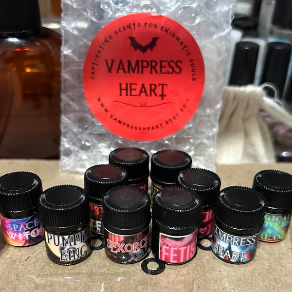 VAMP FATALE Perfume Oil - Black Raspberry, Velvet Vanilla and Red Fruit ...