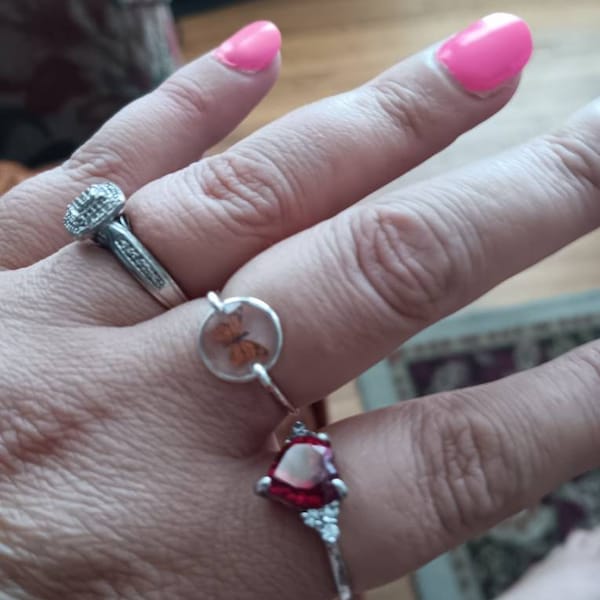 The Ellie Ring - Jewelry, Rings, Silver, Gold, Handmade, Resin ...