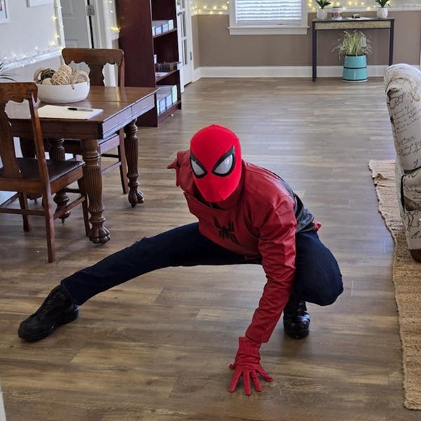 Human Spider Sweater Spiderman Sam Raimi 2002 - Etsy