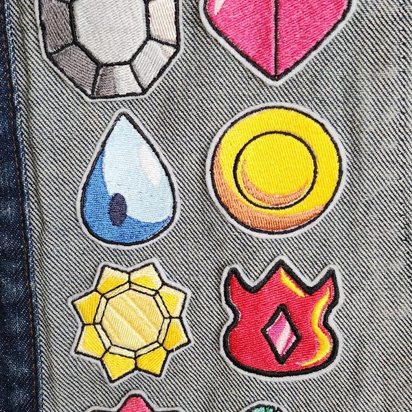 Embroidered Pokemon Pokeball Iron-on Patch - Etsy