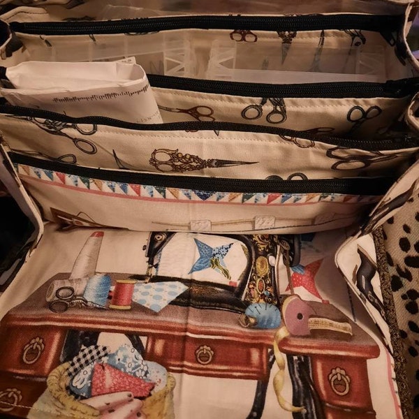 TULA PINK? Please Read! Bionic Gear Bag Notions Tote Pattern - Sewing ...