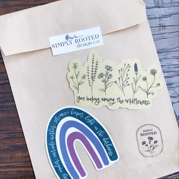 Proverbs 31 Sticker She is Clothed in Strength & Dignity Waterproof ...