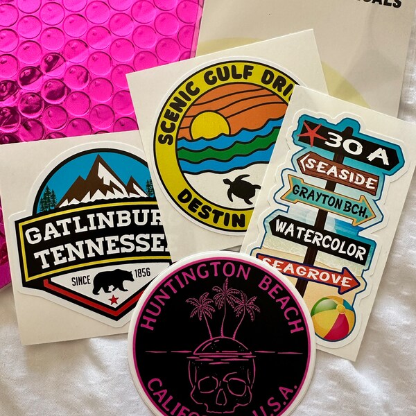 Newport Beach California Sticker Decal Beach Ocean Surfing Vinyl 3 X 3 ...