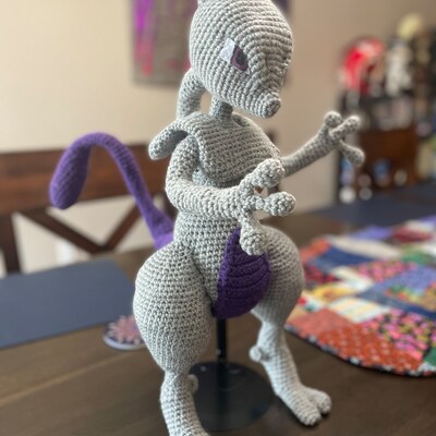 Mewtwo Crochet Pattern PDF File - Etsy UK