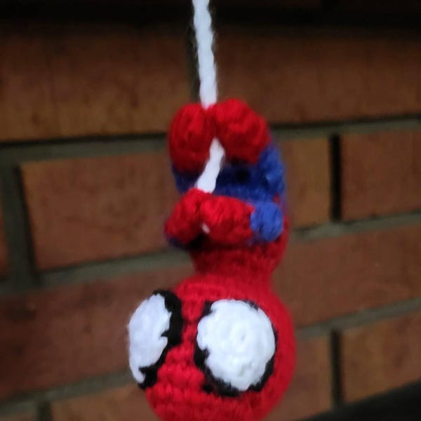 Crochet Spiderman Car Hanger Digital Pattern - Etsy