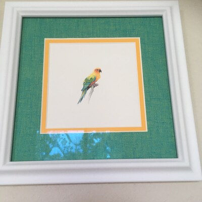 Gecko Original Framed Drawing, Miniature Art, Gecko Wall Art, Reptile ...