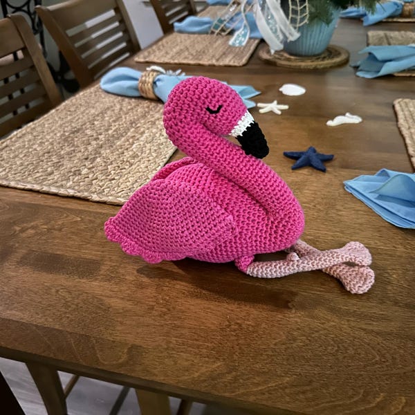 Flamingo Crochet Pattern, Easy to Follow Flamingo Amigurumi Pattern ...