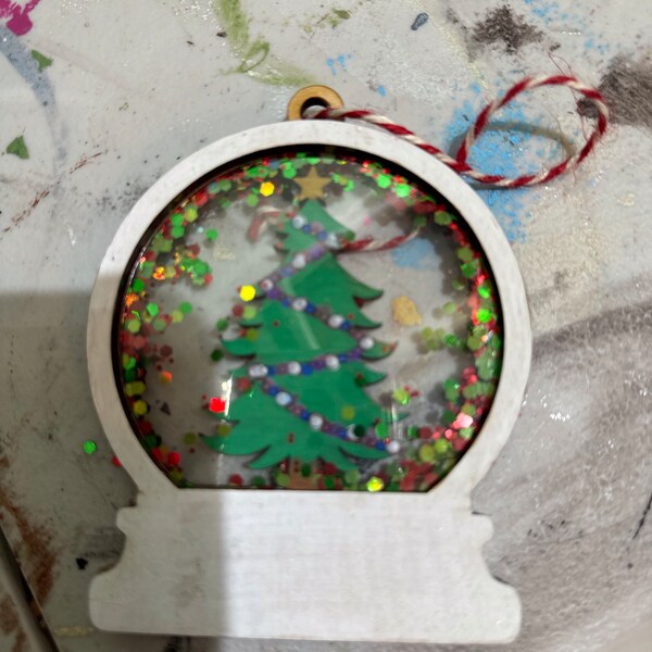 Snowglobe Shaker Christmas Ornaments - Fun Shaker Ornaments, Christmas ...