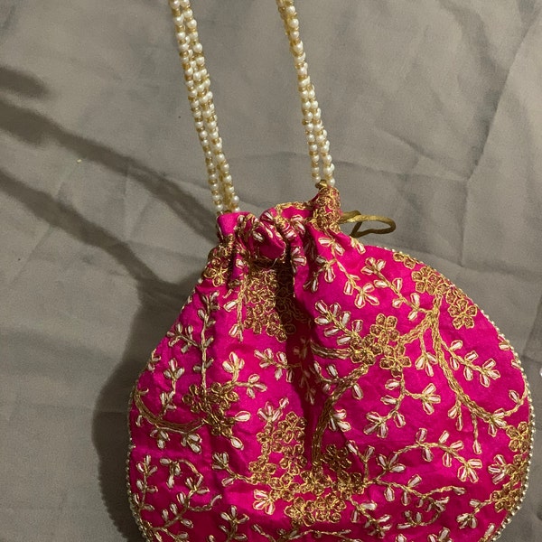Lot of 20 Indian Handmade Women's Embroidered Clutch Purse Potli Bag ...