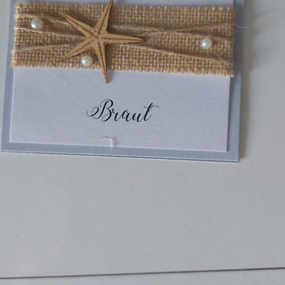 Beach Place Cards, Name Place Cards, Place Card Names, Beach Wedding ...
