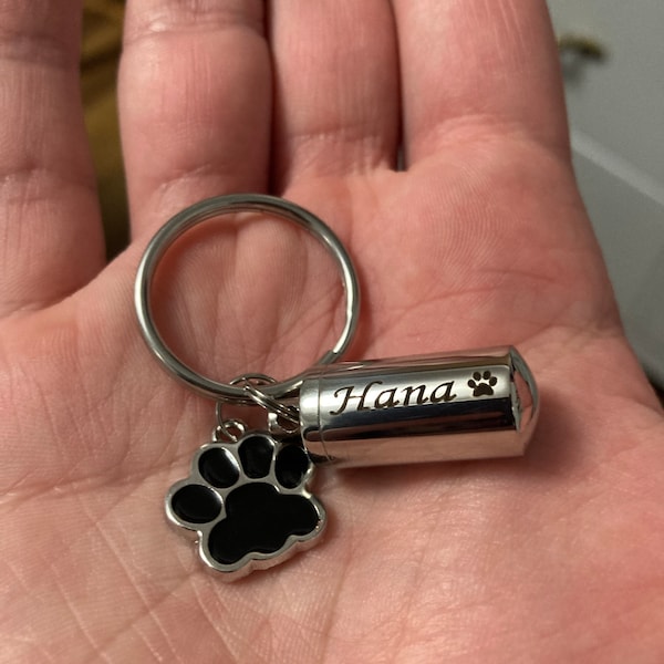 Dog Ashes Keepsake - Pet Urns Keychain for Dogs - Personalized ...