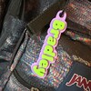 Custom Designs Personalized 3D Name Tags for Bags, Backpacks, Sports ...